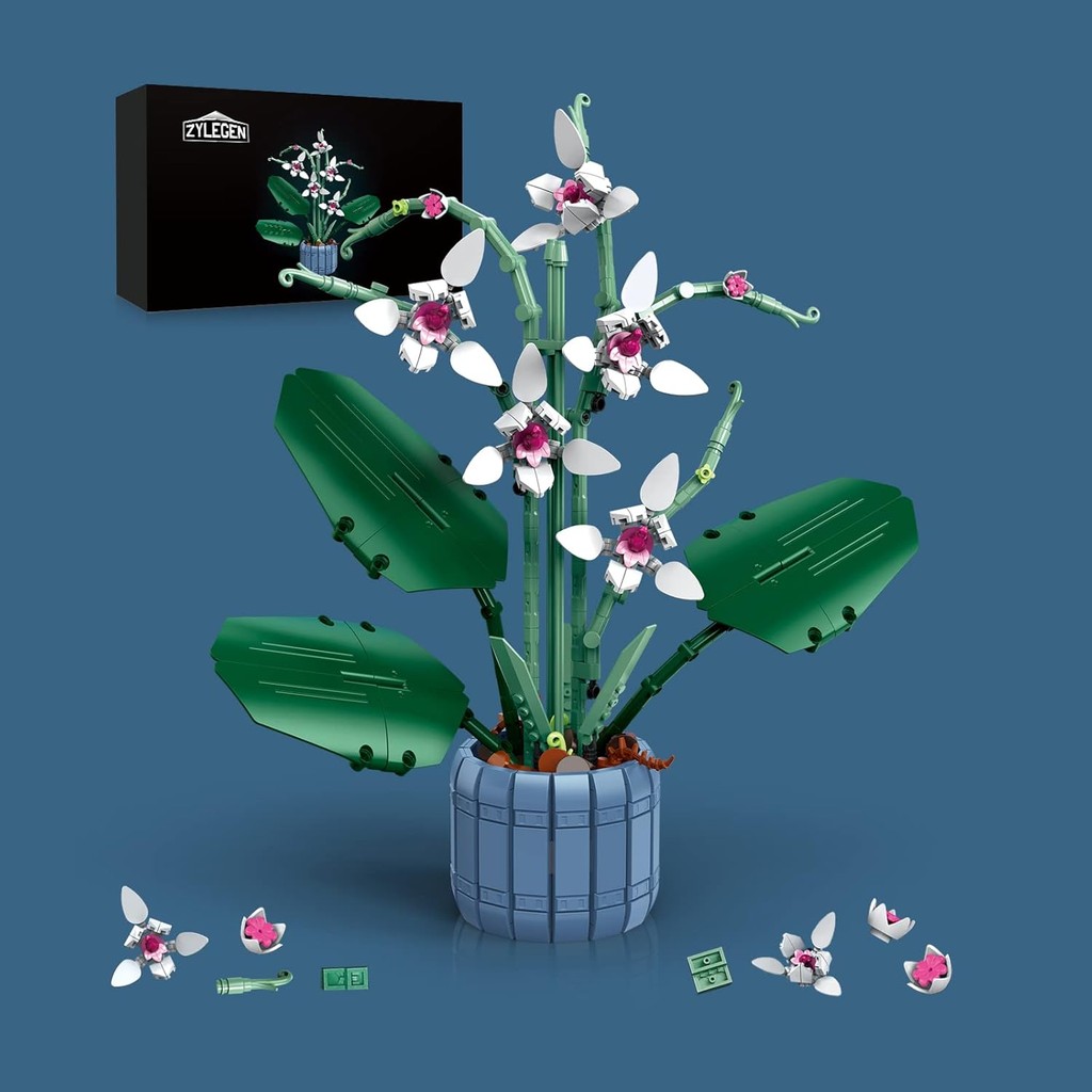 Artificial Plant Building Blocks Set, Adult Home Accessories ...
