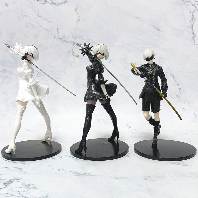 18CM NieR:Automata Action Figure YoRHa 2B 9S Game Collections Model ...