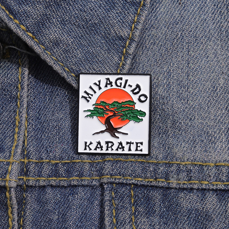 "Miyagi-do Karate" Bonsai Tree Brooch Cobra TV Metal Badge Gift for ...