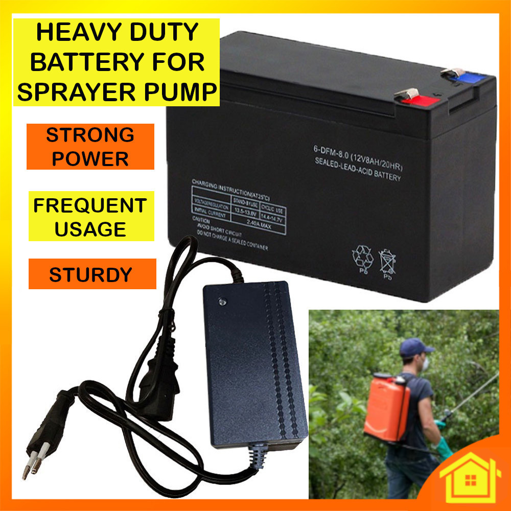 Battery For Sprayer Pump 12V 10Ah Knapsack Sealed Lead Acid Bateri ...