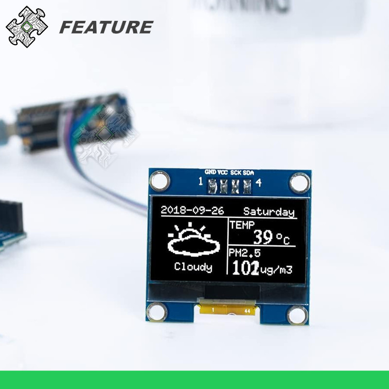 ENGLAB★ OLED Arduino Display Module, Arduino 0.91/0.96/1.3 inch OLED ...