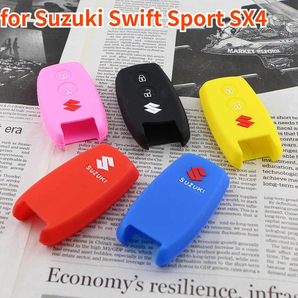 Silicone Car Key Cover Fob Case for Suzuki Swift Sport SX4 Scorss Grand ...