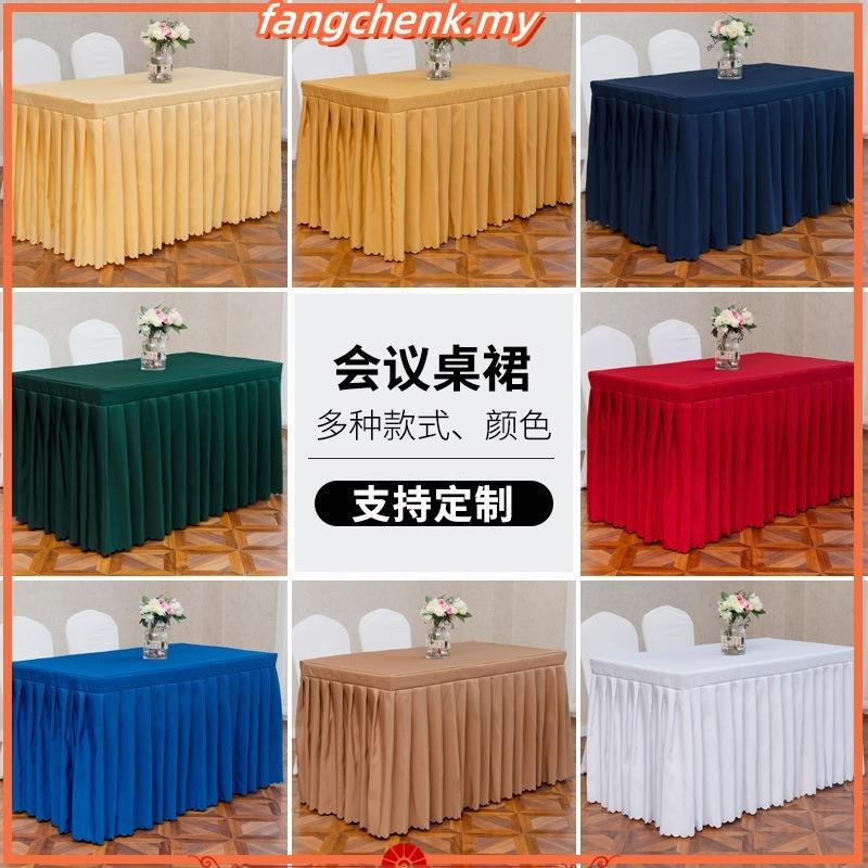 FULL COVER Alas Meja Kain Table Party Banquet Tablecloth Meja Banquet ...