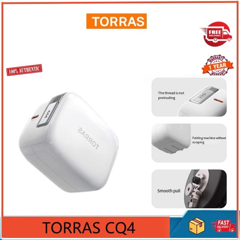 Torras yoga-cq4 small ice cubes , 40W fast charging type C extendable ...