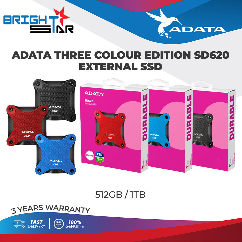 ADATA SD620 External Solid State Drive (USB 3.2) - 512GB/1TB | Shopee ...