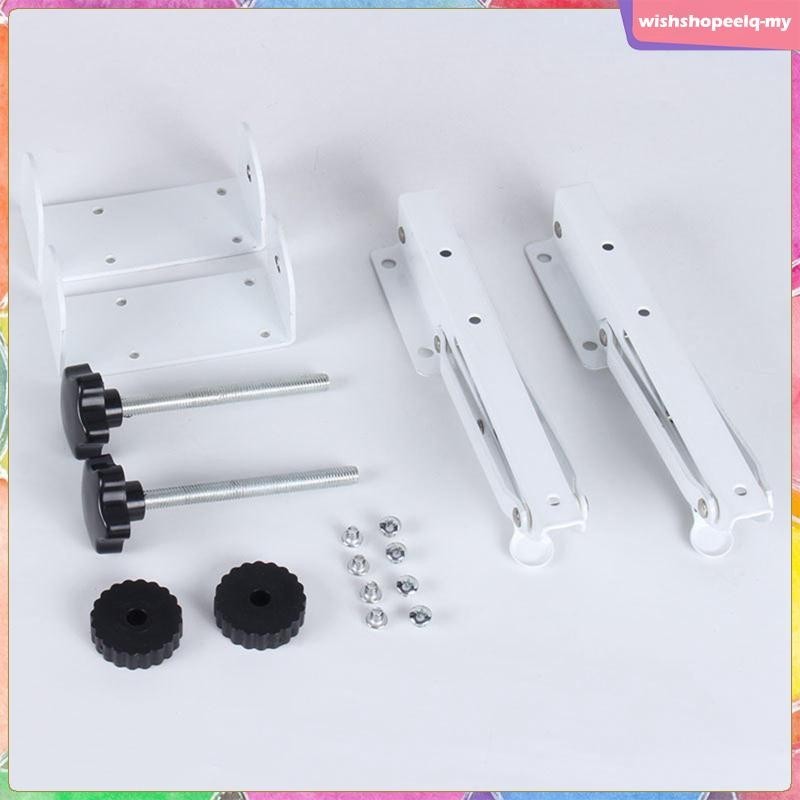 [WishshopeelqMY] Keyboard Tray Bracket Set Iron for Desk Extender Tray ...
