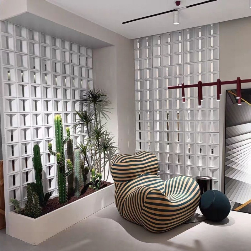 Construction pu Jiugongge Cement Composition Hollow Brick Double-Sided ...