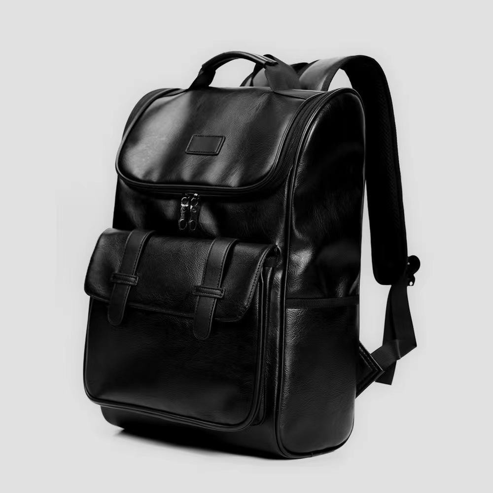 🇲🇾FAST SHIPPING🇲🇾 Men's Trendy PU Casual Working Multipurpose Backpack ...