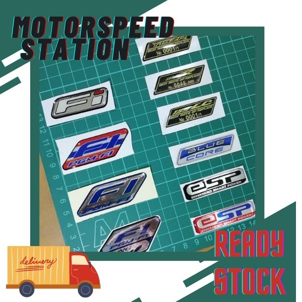 Sticker Epoxy Pgm Fi/125zr/135lc/y15zr/Bluecore Yamaha Ex5 Sticker ...