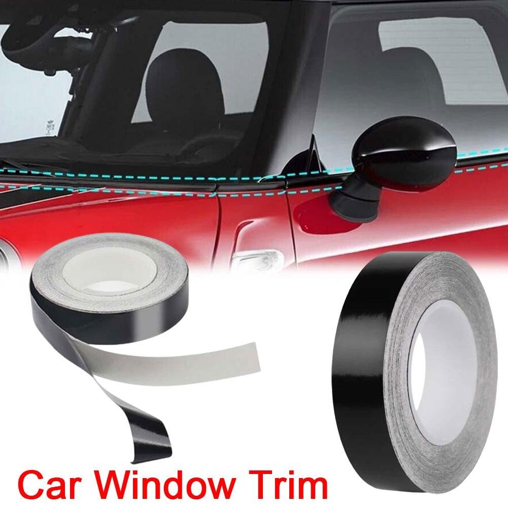 Car Window Trim Sticker Auto Waistline DIY Sticker Decorative Black ...
