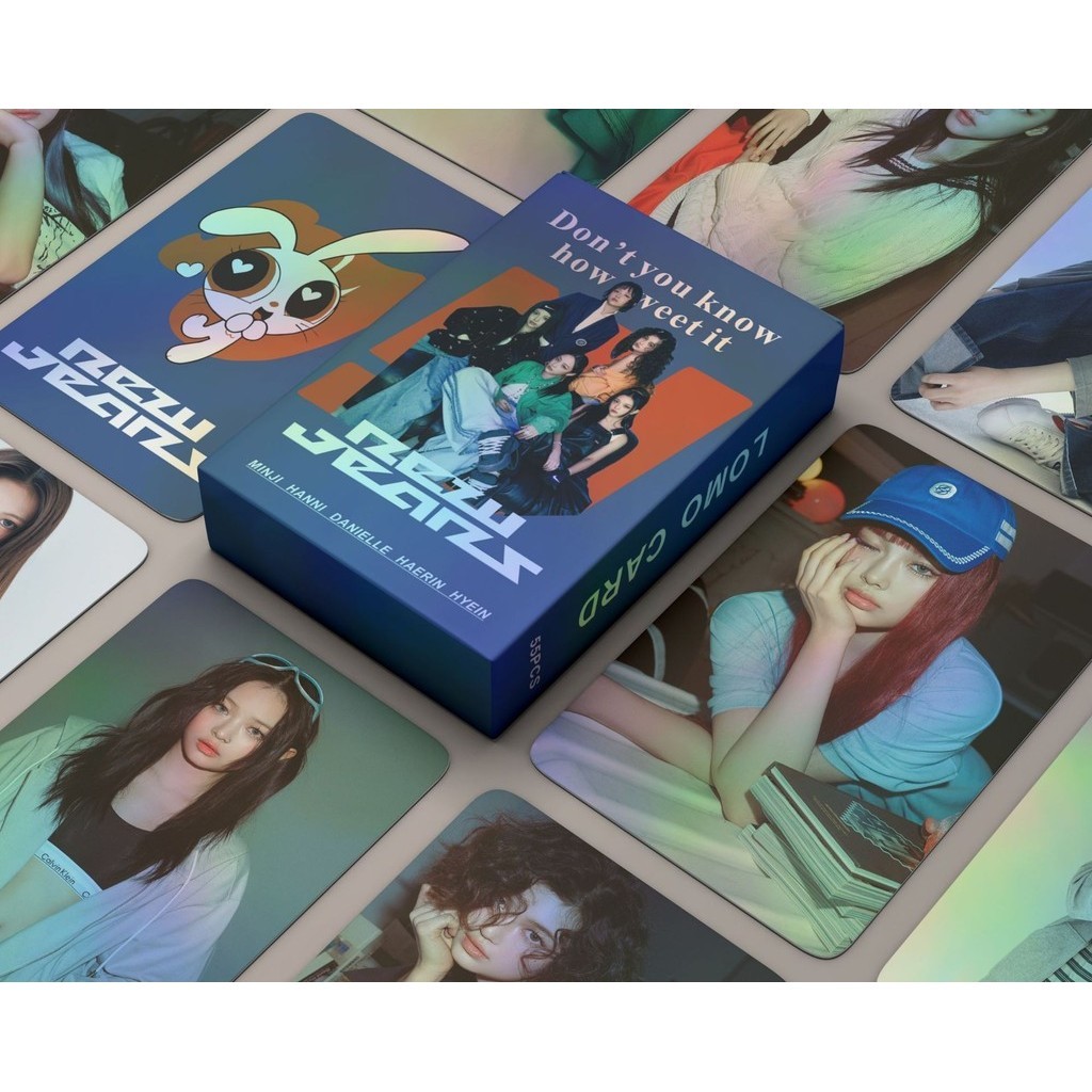 New Kpop Idol NWJNS Album How Sweet Photo Card Hologram High Quality ...