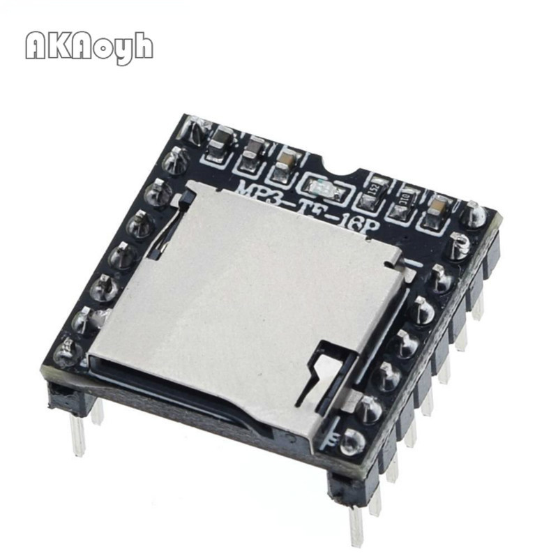 DFPlayer Mini MP3 Player Module MP3 Voice Decode Board Supporting TF ...