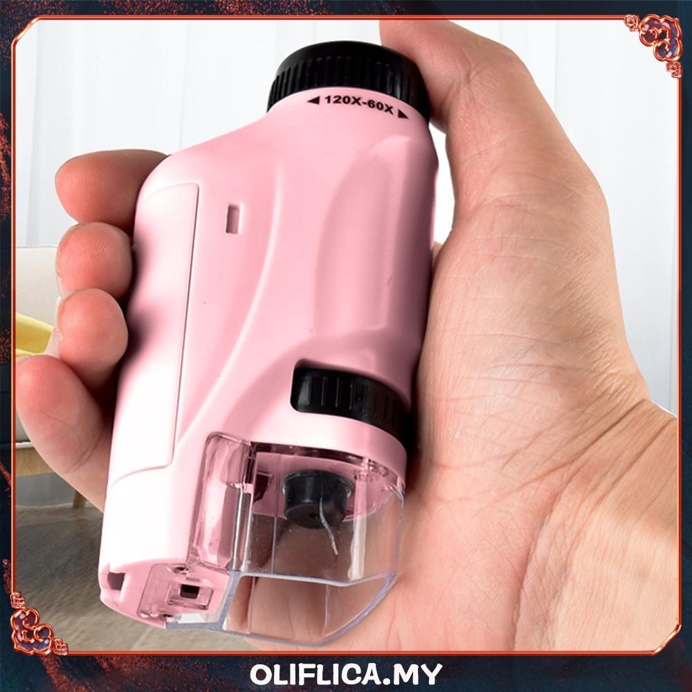 [Oliflica.my] Handheld Pocket Microscope 60-120X Portable Mini ...