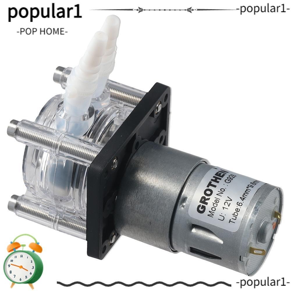POP Dosing Vacuum Pump, Miniature Transparent 12V Peristaltic Pump ...