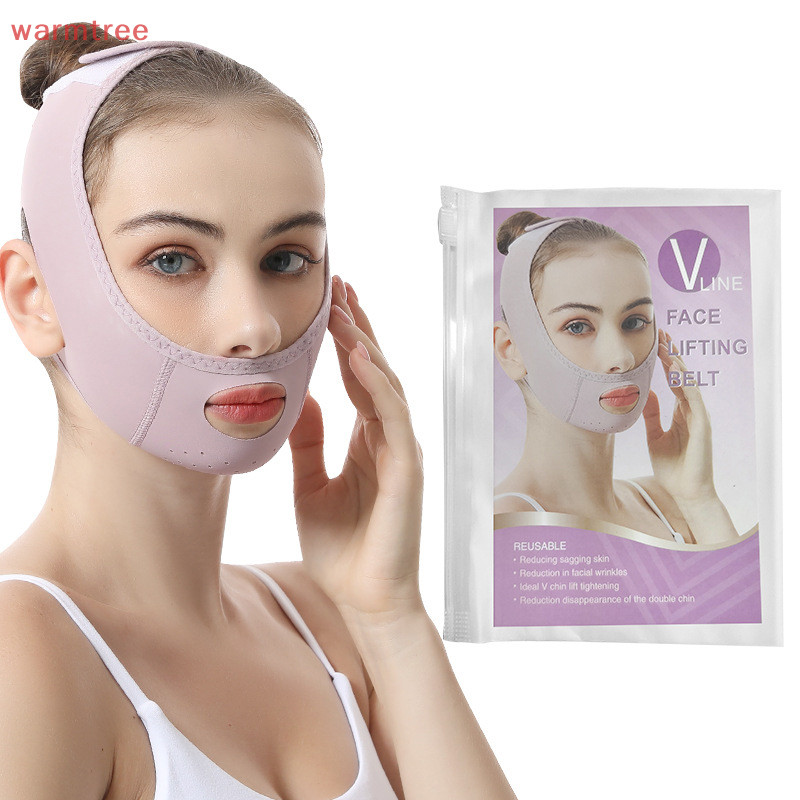 (warmtree) Reusable Face Slimming V Line Face Shaper Women Chin Cheek ...