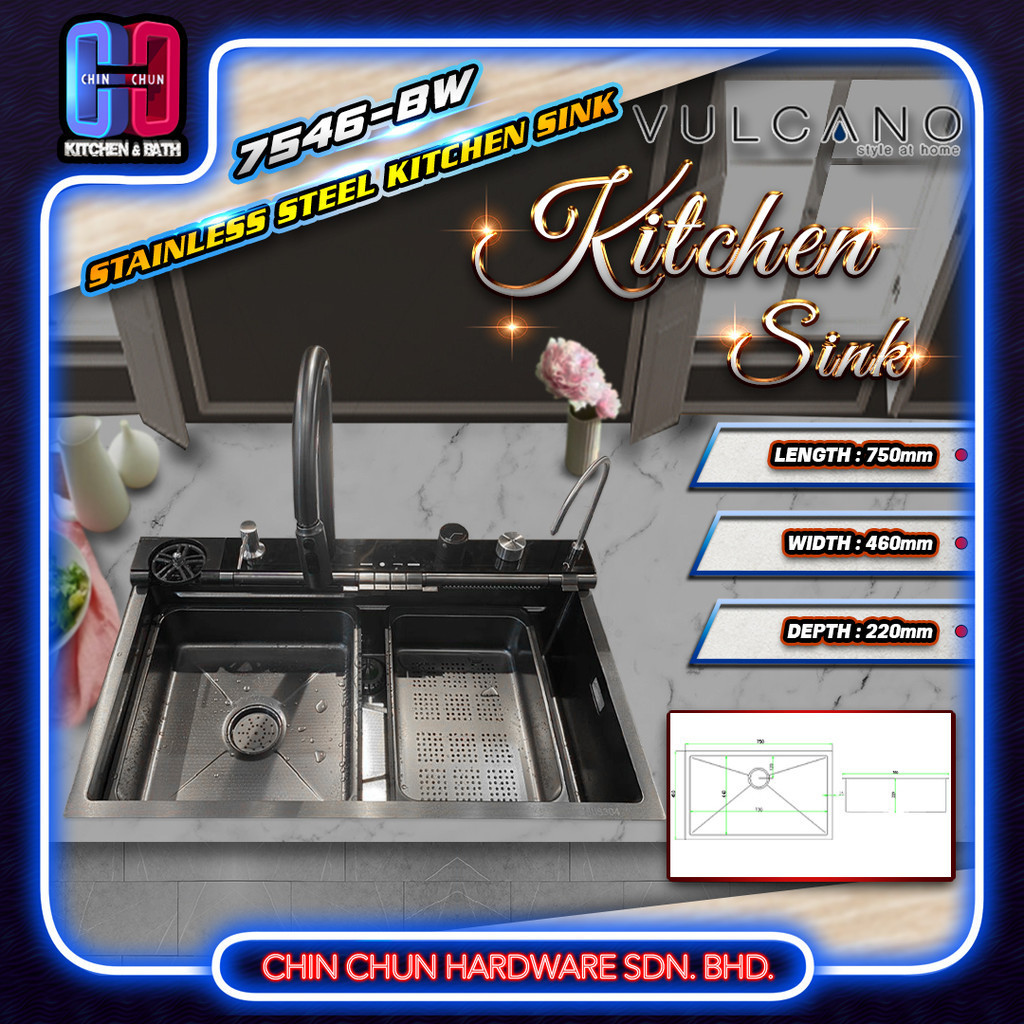 VULCANO HONEYCOMB BLUE WHALE SINK 7546-BW | PIANO SINKS | HONEYCOMB ...