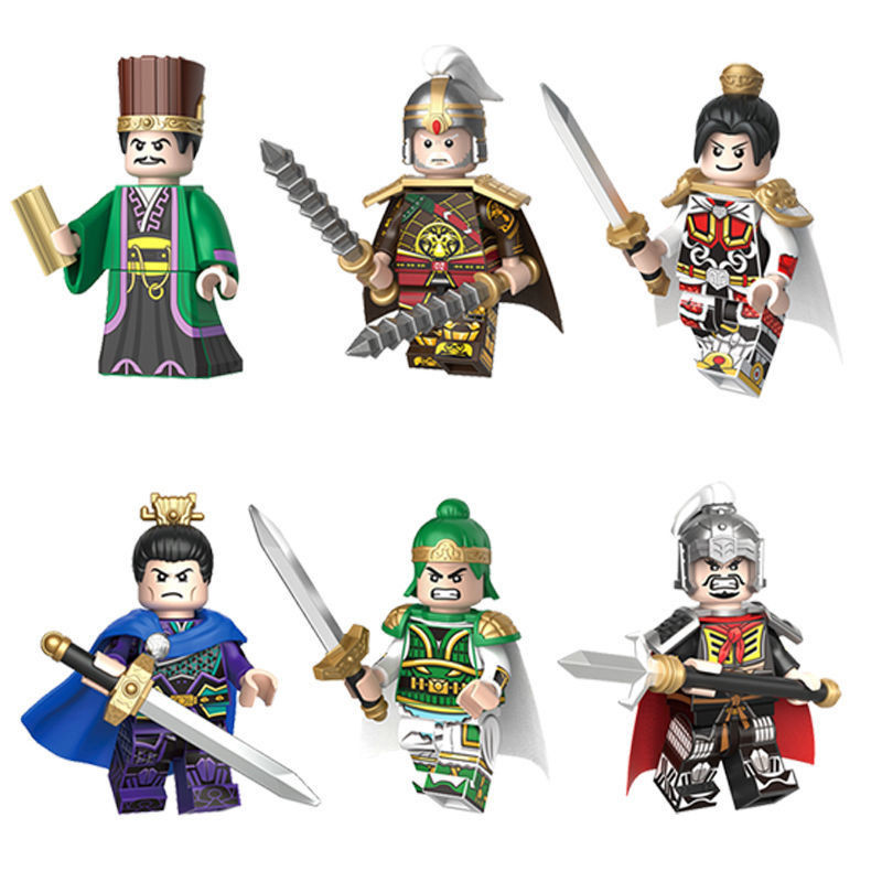 Wei Yan Guan Yu Zhang Flying Minifigure Cao Cynical Wei Compatible with ...