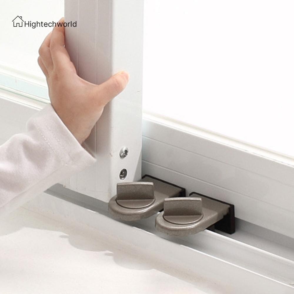 [Hightechworld.my] Safety Sliding Door Latch Window Locks Adjustable ...