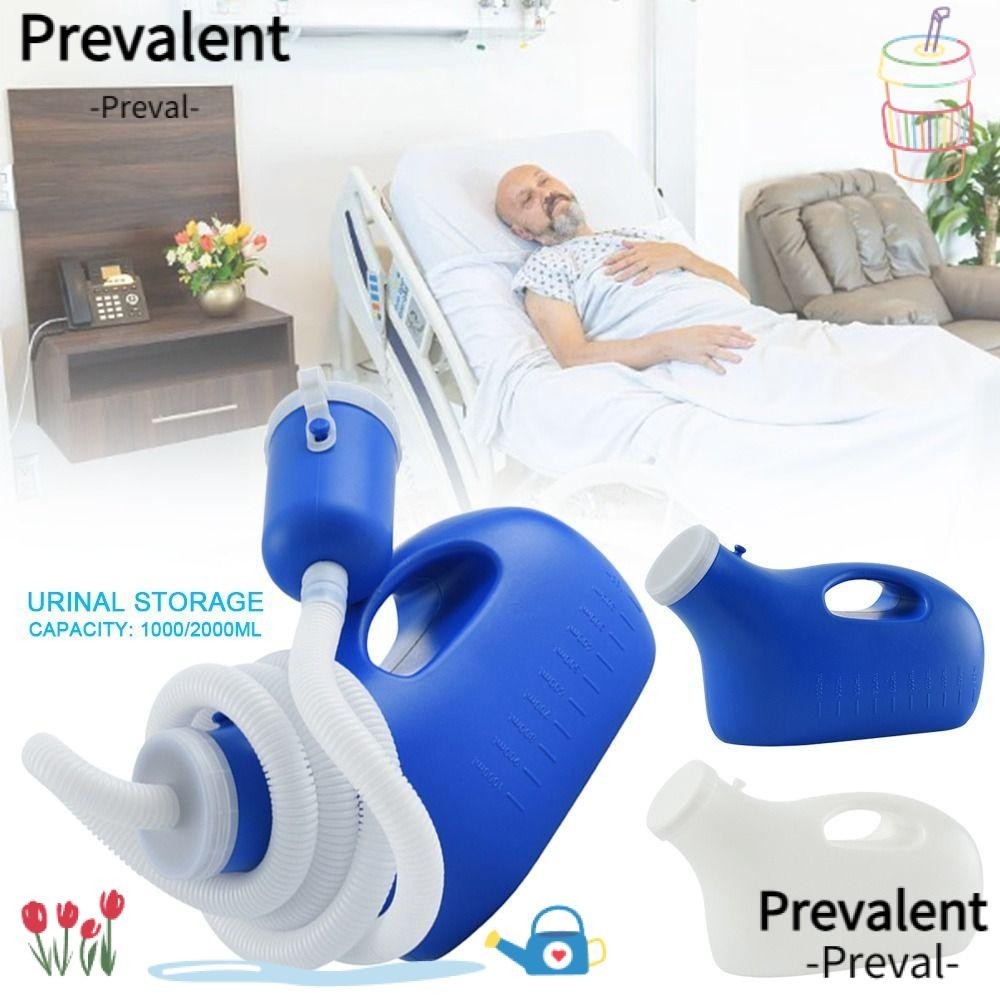 PREVAL Urinal Storage, Urinal Large Capacity Mobile Urinal, Practical Pe Handle 1000/2000ML ...