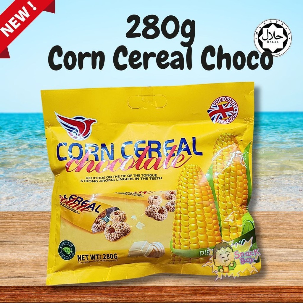 280g Yingpai Corn Cereal Chocolate Macam Oat Jagung (kuning) | Shopee ...