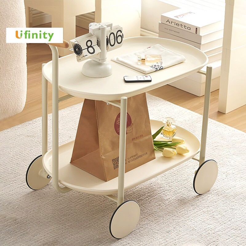 Lifinity 2-Tier Living room Movable Tea Tables Side Table Kitchen ...