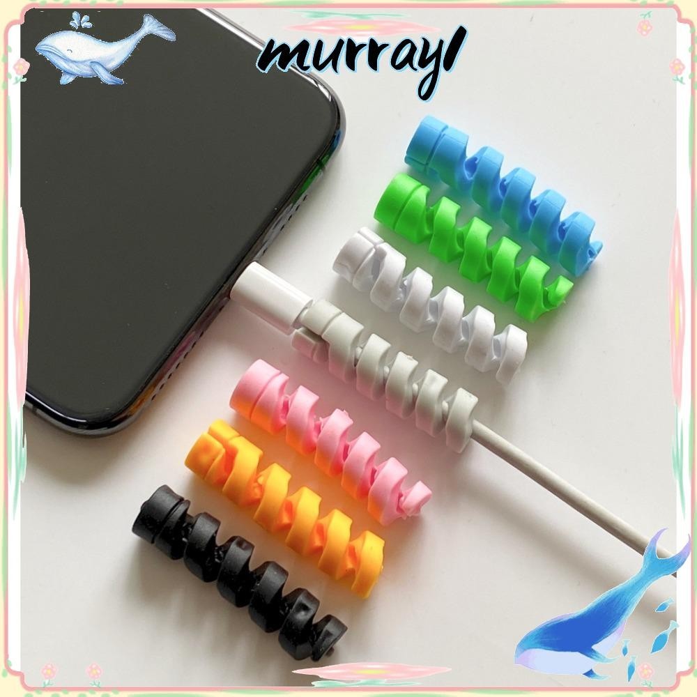 MURRAY1 Data Cable Protective Sleeve, Prevent Breakage TPR Cable ...