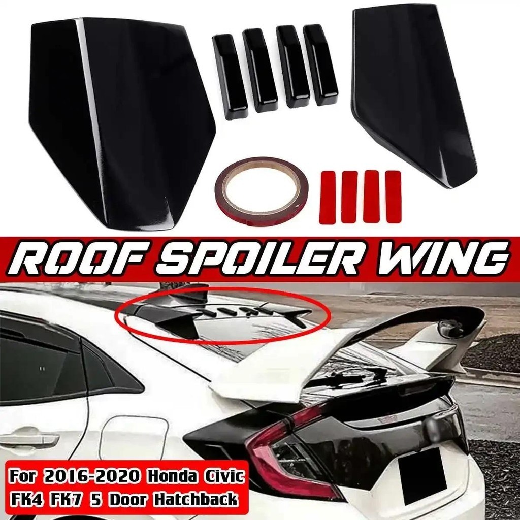 4 Color Car Rear Roof Spoiler Wing Spoiler Cover For Honda For Civic ...