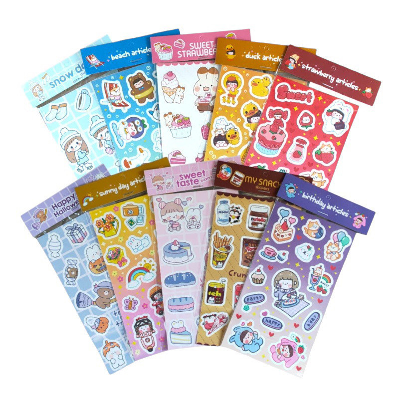 Happy KIDS STICKER Toys/aesthetic Children's Stickers/Cute Stickers ...
