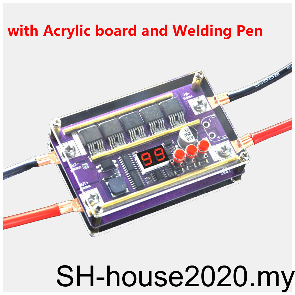 12V Portable Spot Welder DIY Kit with Quick Release Pen Lithium Battery ...