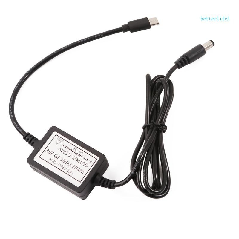 BTM USB C TypeC PD20V to DC24V Power Cable 12V 15V 20V 3A to DC24V 1A Output Fast | Shopee Malaysia