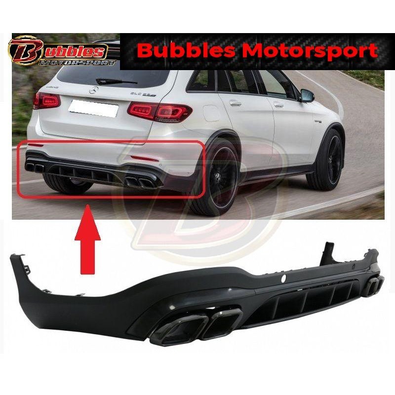 Mercedes Benz X253 GLC 2020 GLC63 Rear Diffuser & Exhaust Tip | Shopee ...
