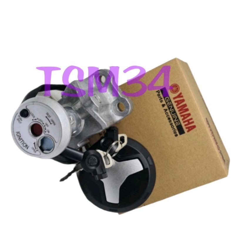 Nmax motorbike safety lock key set plus nmax old 2dp tank cover ...