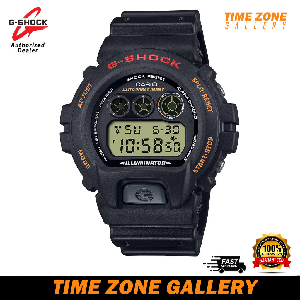 Casio G-Shock NEW Fox Fire DW-6900UB-9 LED light DW-6900UB-9 DW-6900UB ...