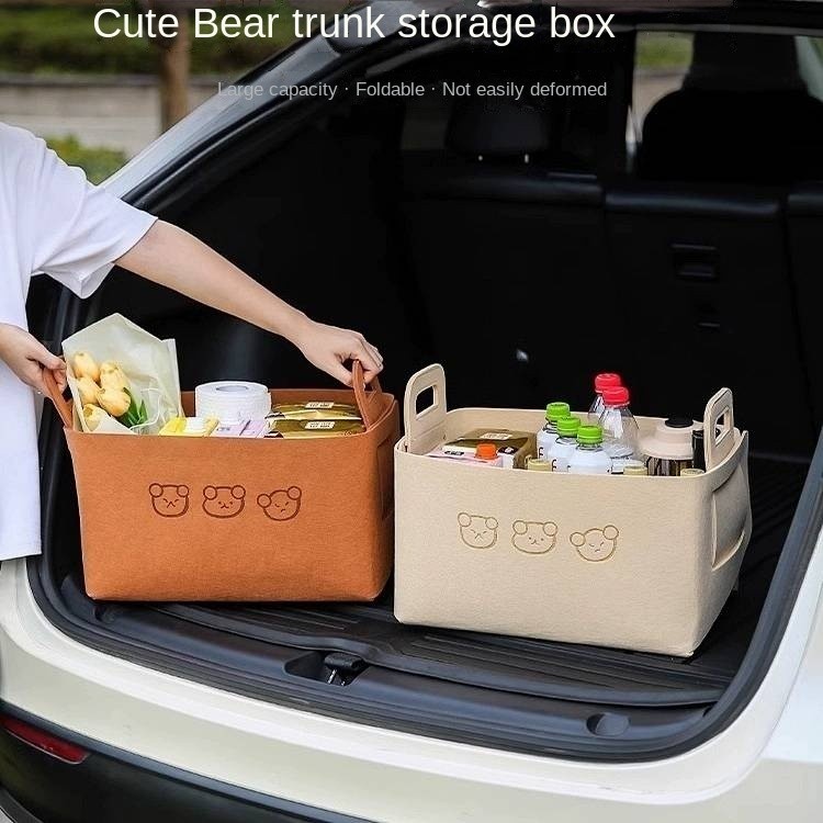 Car Storage Women's Trunk Car Practical Finishing Folding ...