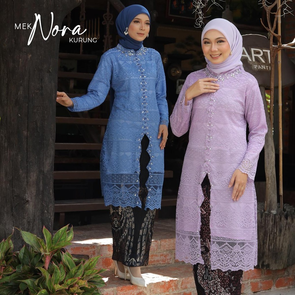TUNIKMY Baju Kurung Mek Nora Exclusive Lace | Set Baju Full Lace ...