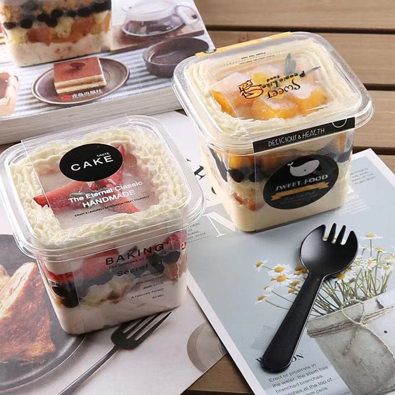 Melaleuca Mousse Cake Box Wood Bran Cup Influencer Dessert Box Fruit ...