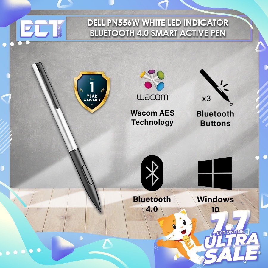 Dell PN556W White LED Indicator Bluetooth 4.0 Smart Active Pen | Shopee Malaysia