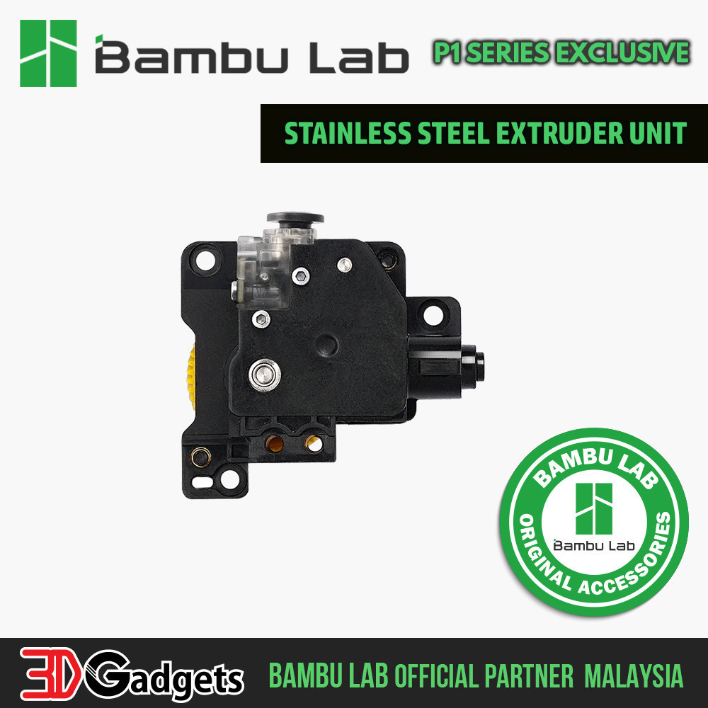 Bambu Lab P1 Series Exclusive Stainless Steel Extruder Unit for 3D ...