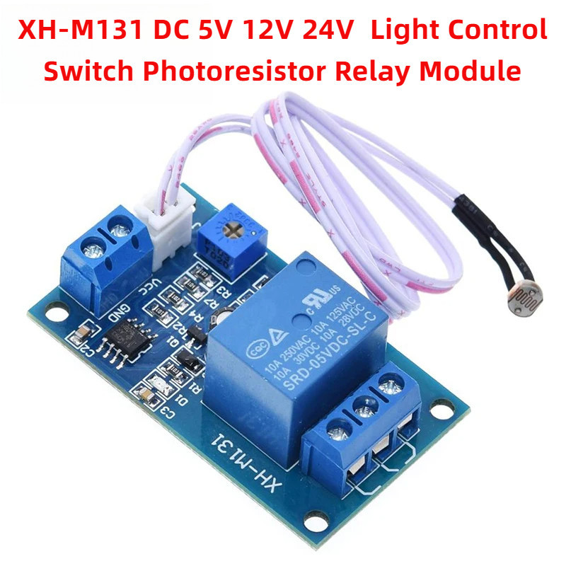 1/5/10pcs XH-M131 DC 5V 12V 24V Light Control Switch Photoresistor Relay Module Detection Sensor ...