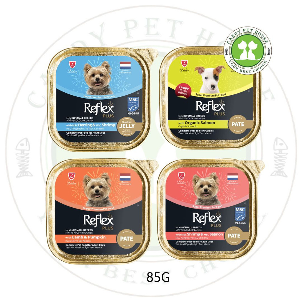 Reflex Plus Dog Wet Food Super Premium in Pate/Jelly -85G | Shopee Malaysia