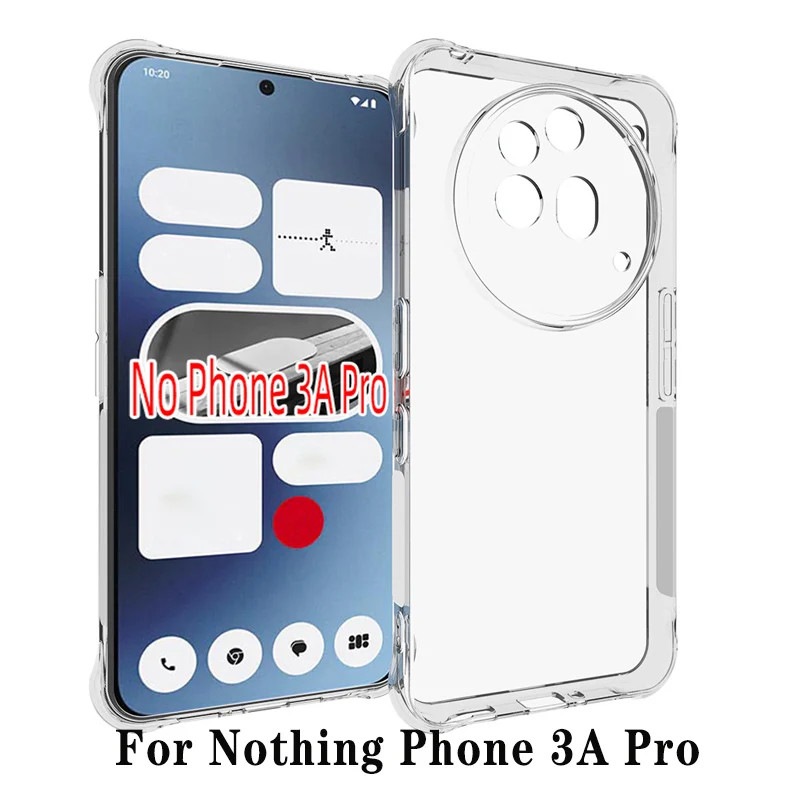 Nothing Phone 3A Case Air Cushion Shockproof Airbag Silicone TPU Soft ...