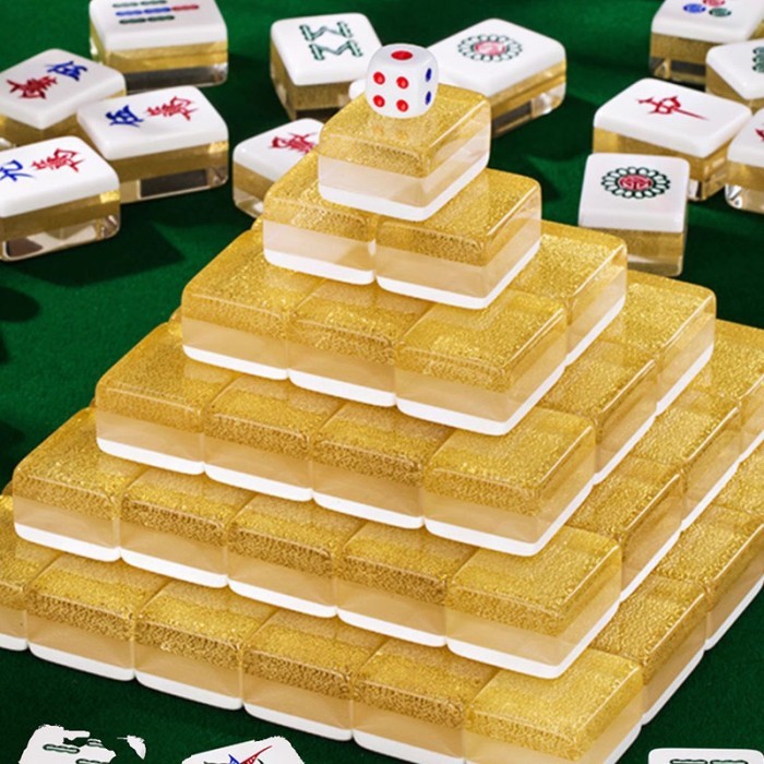Outdoor Social Mahjong Set Luxury Family Travel Mahjong Set High ...