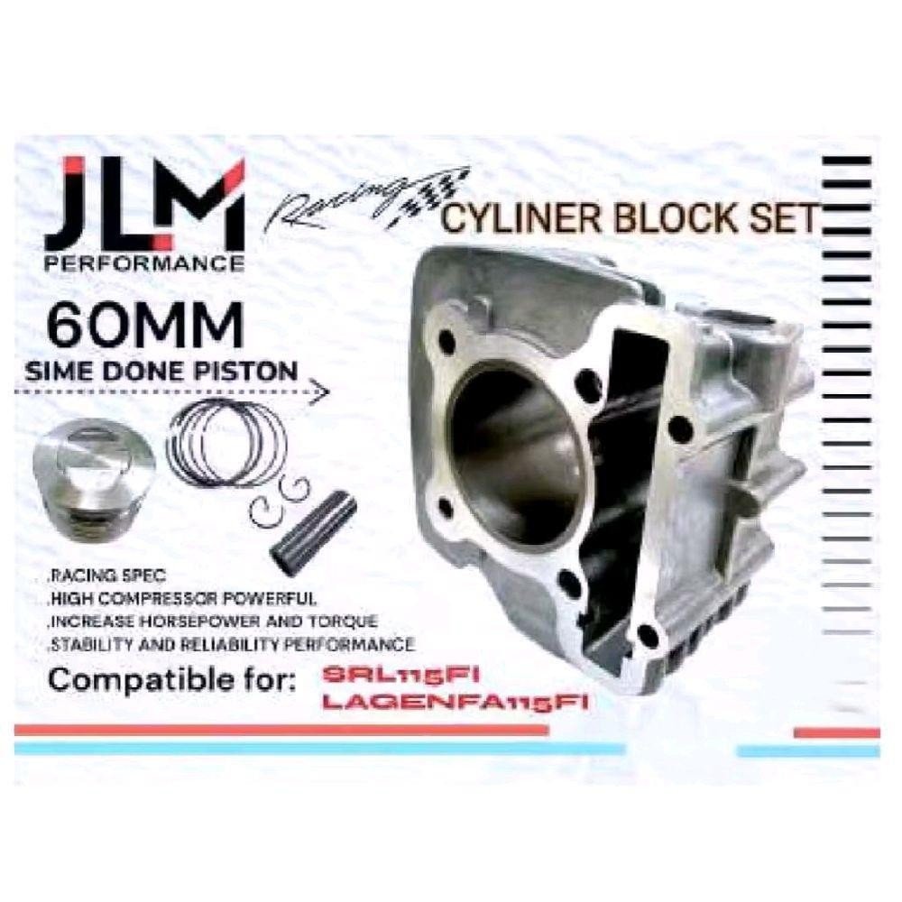 JLM YAMAHA SRL115 LEGENDA 115 60MM RACING BLOCK SET 60 MM SRL 115 ...