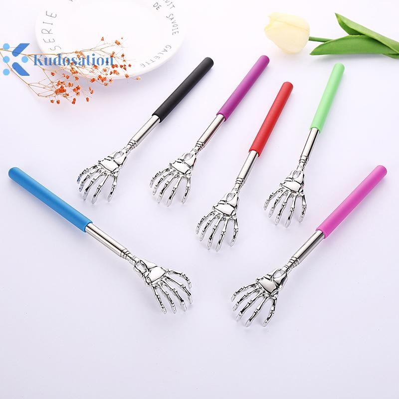 Kudosation Stainless Steel Back Scratcher Telescopic Back Itch ...