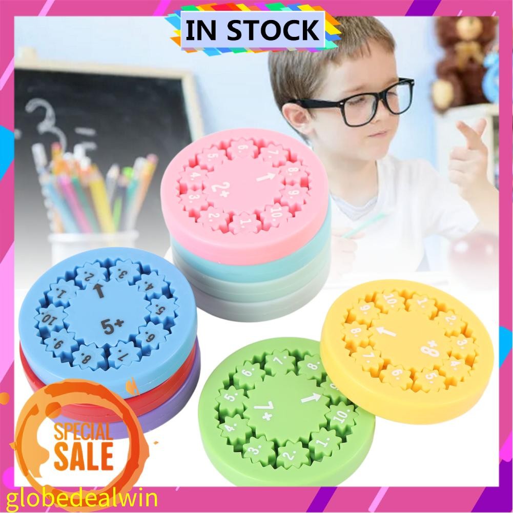 Globedealwin Math Fact Fidget Toy Educational Improve Memory Effective ...