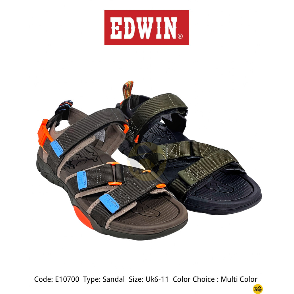 EDWIN Brand Men Comfort Casual Sandal Shoes ( E10700 ) | Shopee Malaysia
