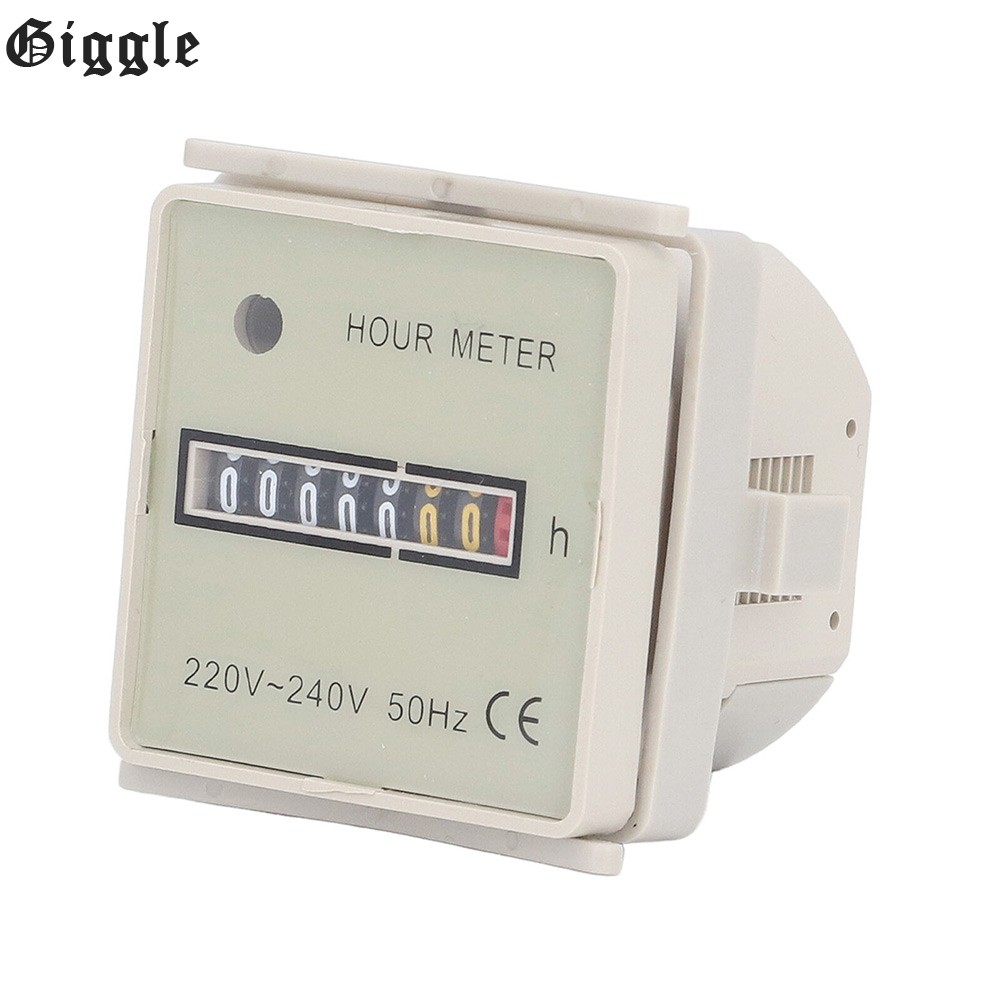 【GIG】BERM Hour Meter Industrial Timer Electric Time Counter 0‑99999H59M ...