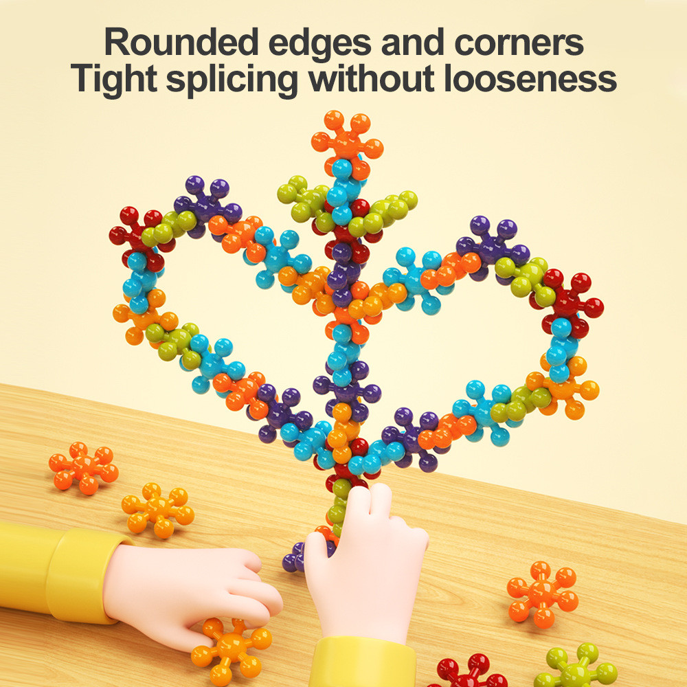 New diy3d Plum Blossom Building Blocks Early Childhood Education Insert ...