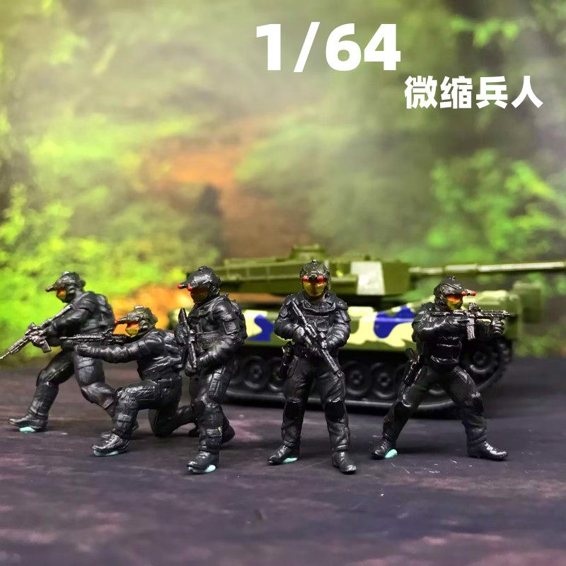 1: 64 Russian Commando Russian Soldier Figure Miniature Model Special ...