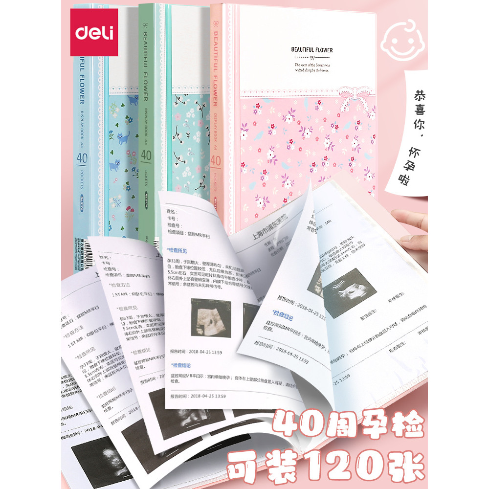 Deli Production Inspection Storage Book Pregnancy File Book Folder ...